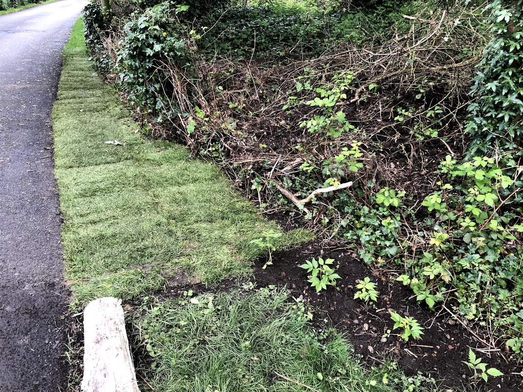 Grass Verge Completed | Pounsley Road